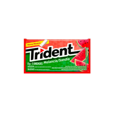 Chiclete sabor Melancia sem Açúcar Trident - 8g - Viver Bem Saudável
